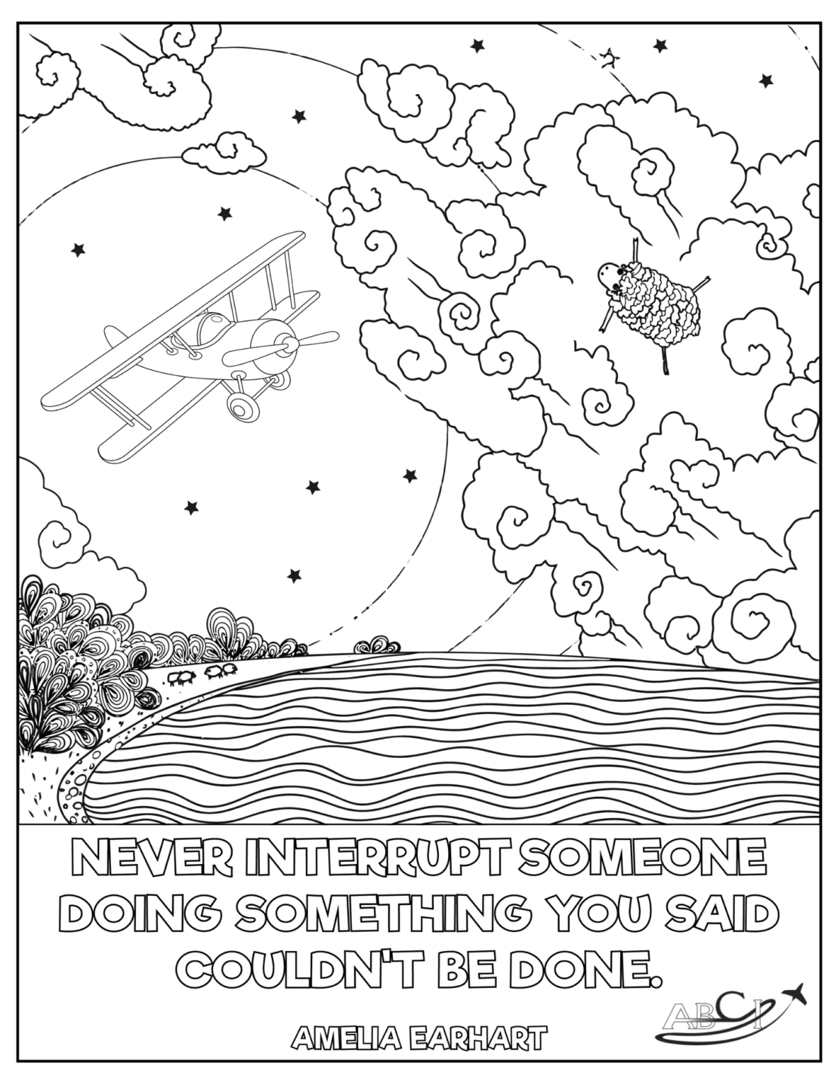 Aviation Coloring Contest
